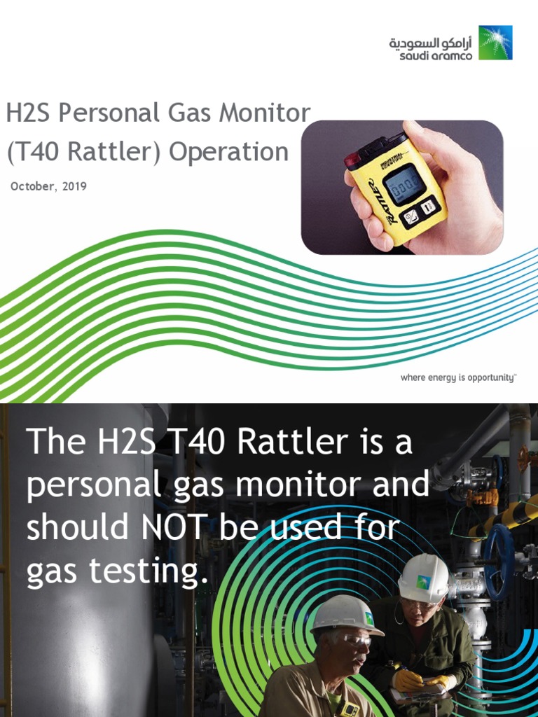 T40 Rattler H2S Monitor Operation Guide | PDF | Manufactured Goods | Nature