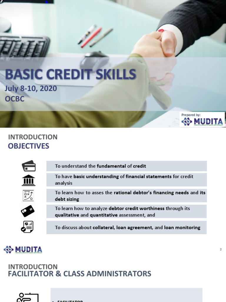 Basic Credit Skills 8-10 Juli 2020 | PDF | Debits And Credits | Credit
