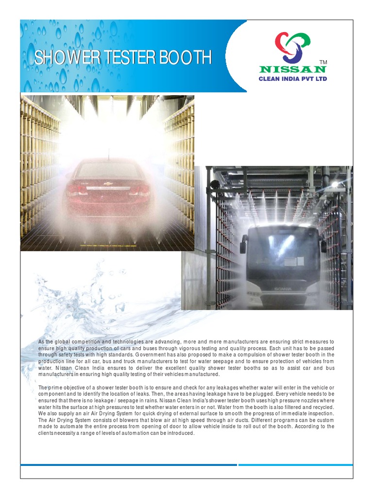 Shower Tester Booth | PDF | Vehicles | Shower