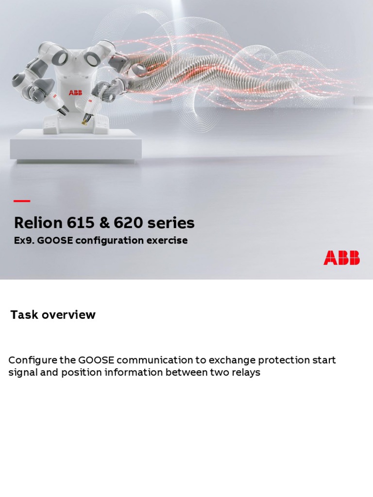 Relion615620 Ex9 GOOSE Online | PDF | Client–Server Model | Relay