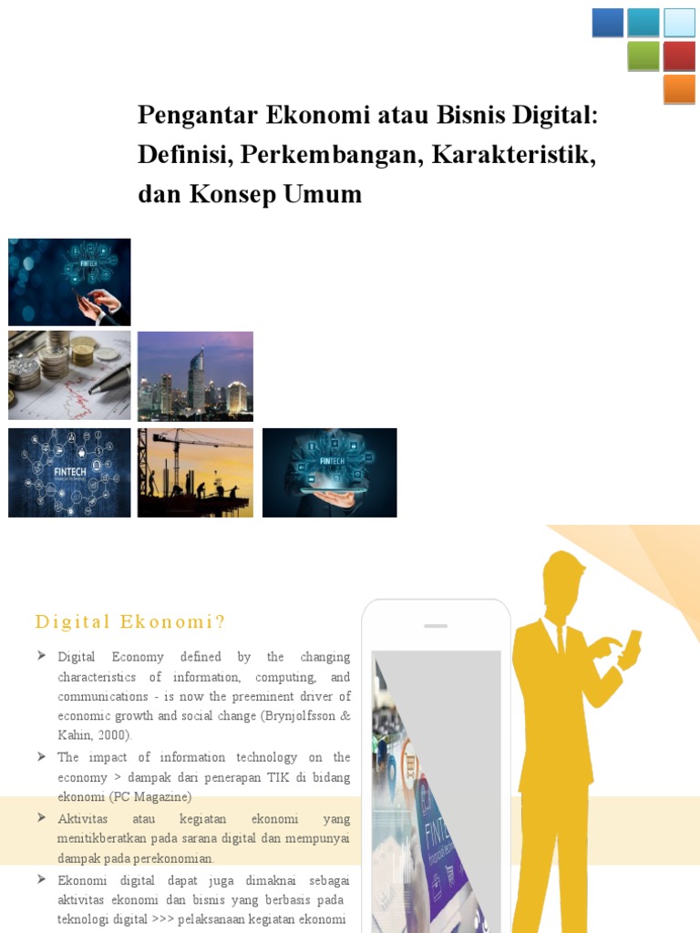 Materi 1 Pengantar Bisnis Digital, Definisi, Konsep Umkm & Karakteristik Bisnis Digital | PDF