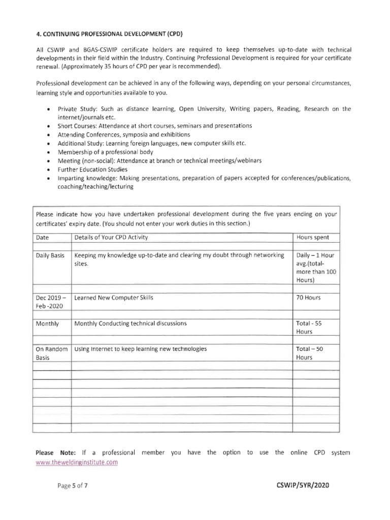 Bgas Renewal CPD | PDF