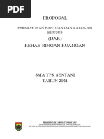 Proposal Rehab Ruang Kelas SD 2025 | PDF