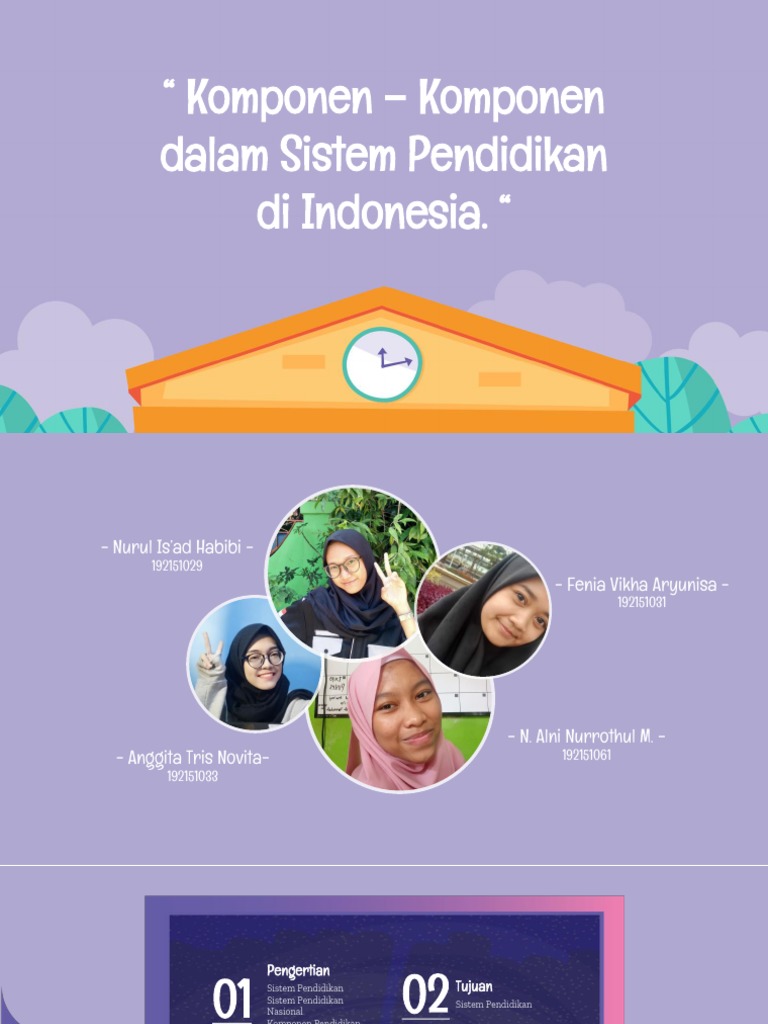 Profesi Kependidikan - Komponen Dalam Sistem Pendidikan Di Indonesia | PDF