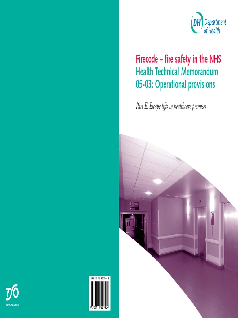 Firecode - Fire Safety in The NHS: Health Technical Memorandum ...