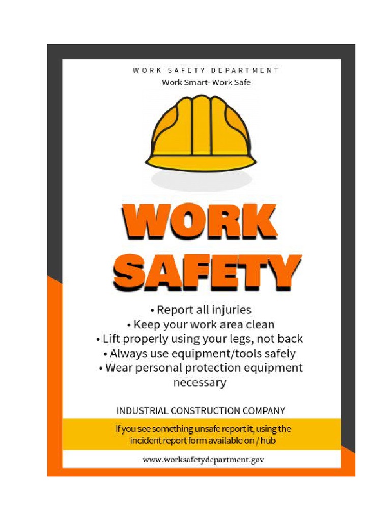 Work Safety Poster | PDF