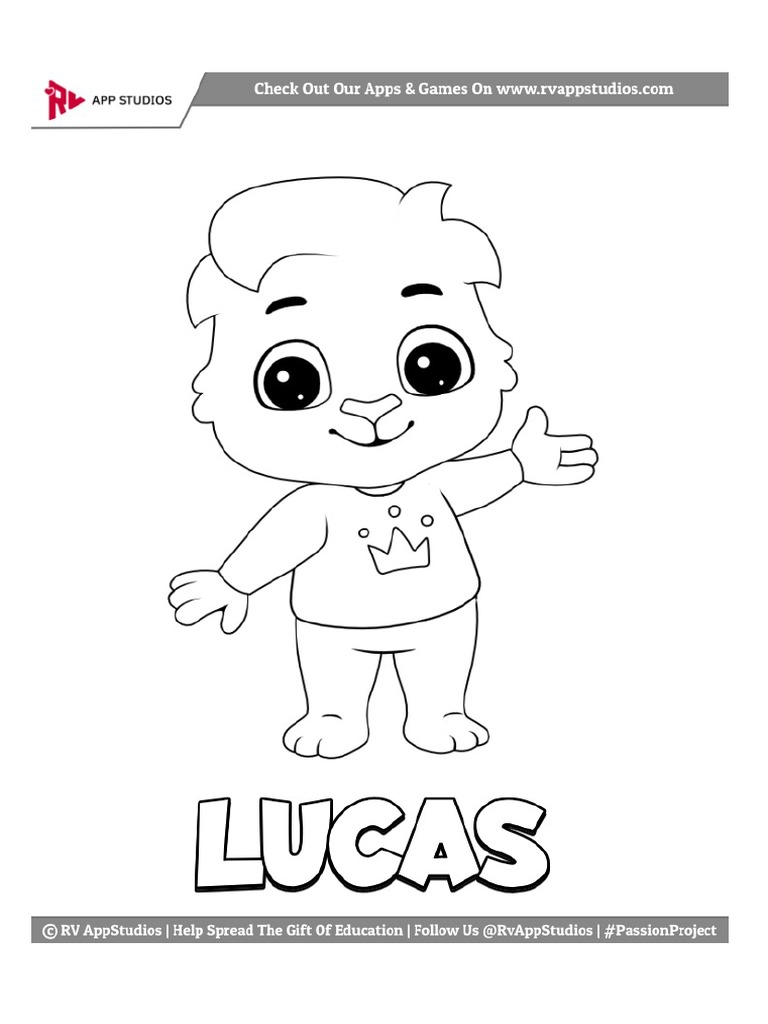 27 Free Printable Coloring Pages Lucas | PDF
