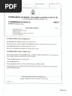 Zimsec Nov 2024 o Level Maths Paper 1 Marking Guide | PDF