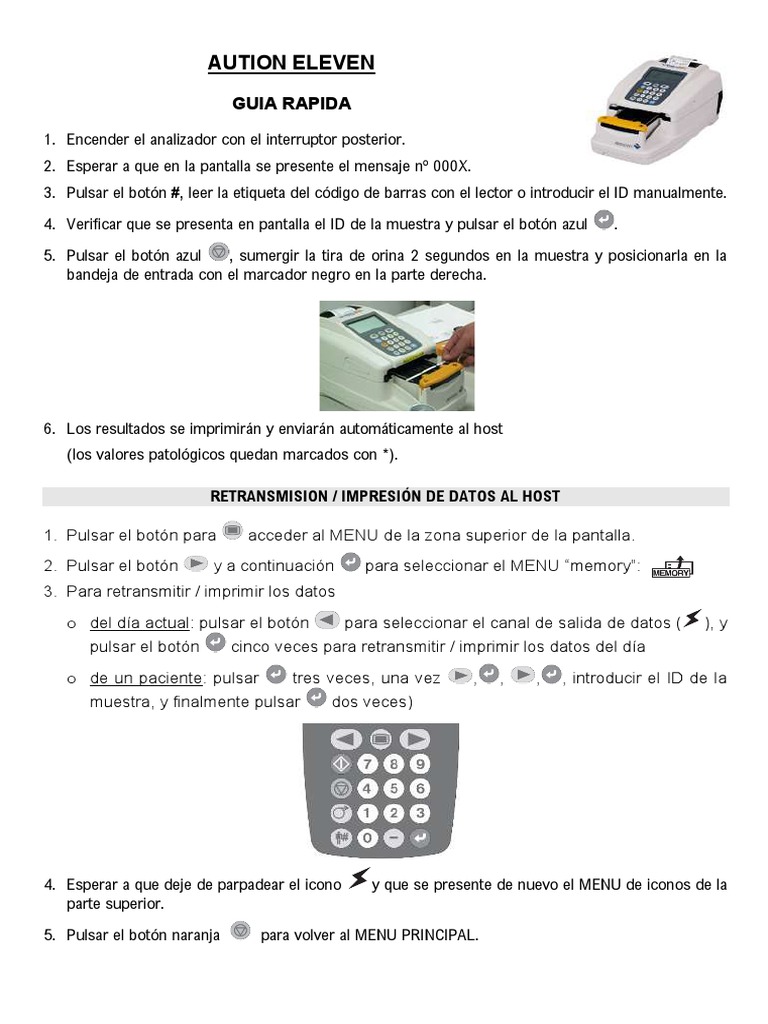 GUIA RAPIDA Aution Eleven | PDF