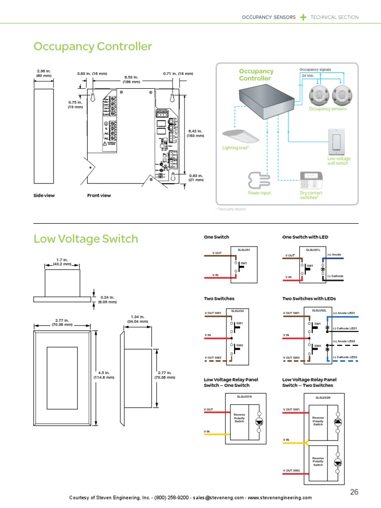 Occupancy Controller | PDF | Anode | Switch