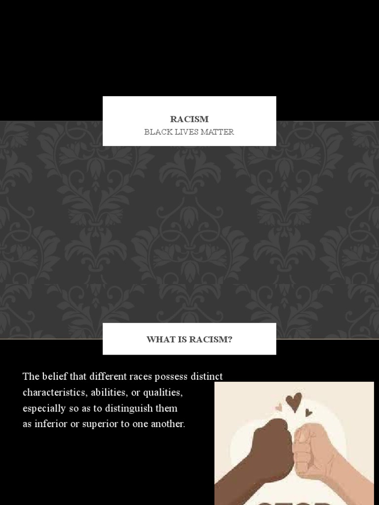 Presentation On Racism | PDF