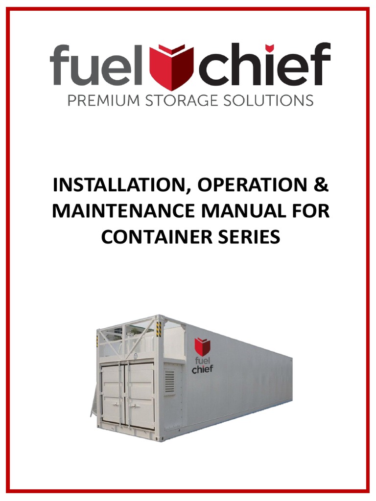 Installation, Operation & Maintenance Manual For Container Series | PDF ...