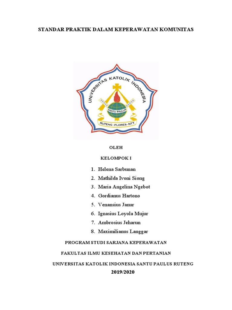 Standar Praktik Dalam Keperawatan Komunitas | PDF