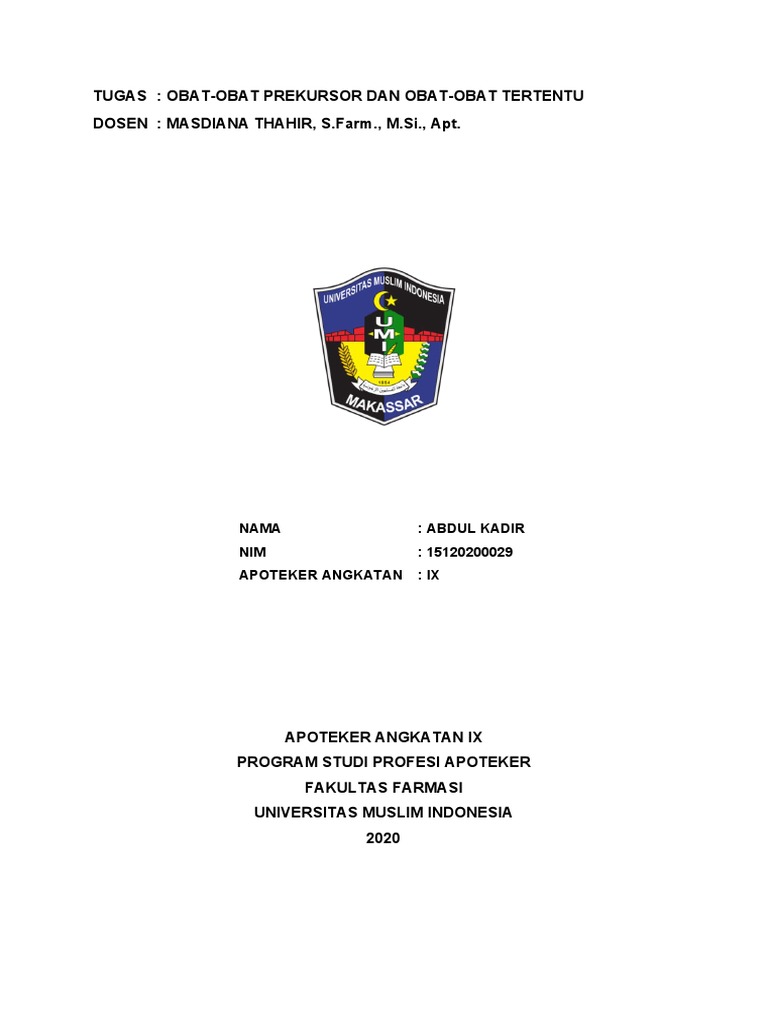 Pengelolaan Prekursor Farmasi | PDF | Kesehatan Holistik | Sains ...