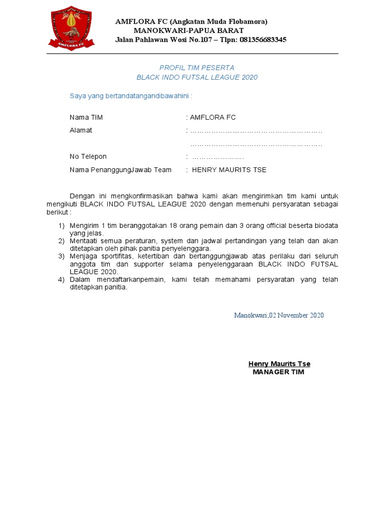 Profil Tim Amflora | PDF