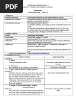 A Detailed Lesson Plan in Mathematics 5 | PDF | Ratio | Percentage