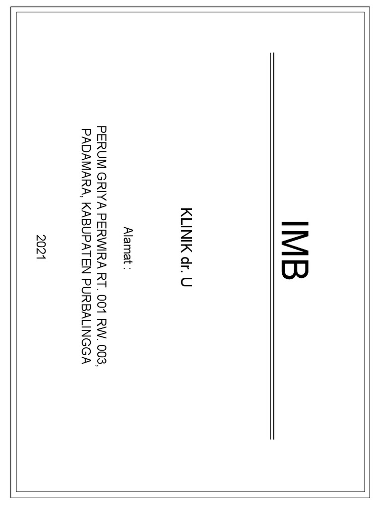 Gambar Imb Klinik DR Ujang | PDF