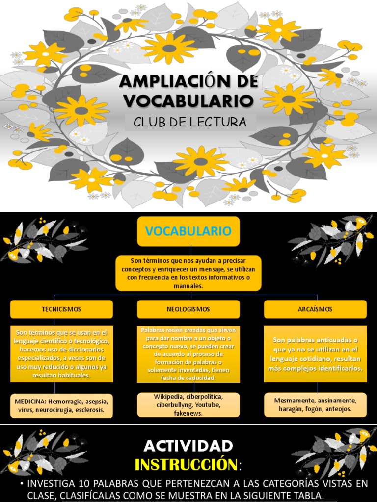 Ampliación de Vocabulario | PDF