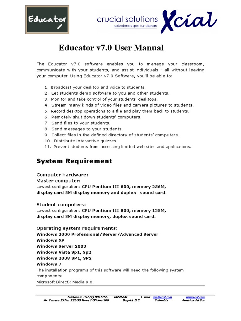 Educator User Manual ENGLISH | PDF | Icon (Computing) | Window (Computing)
