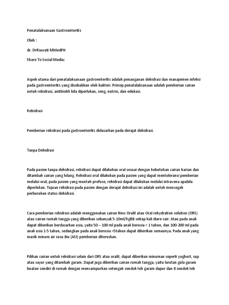 Penatalaksanaan Gea | PDF