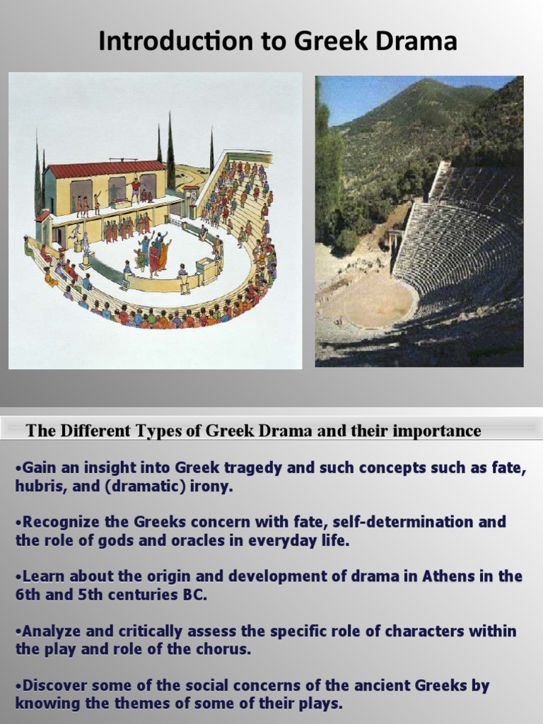 Introduction To Greek Drama | PDF | Sophocles | Theatre