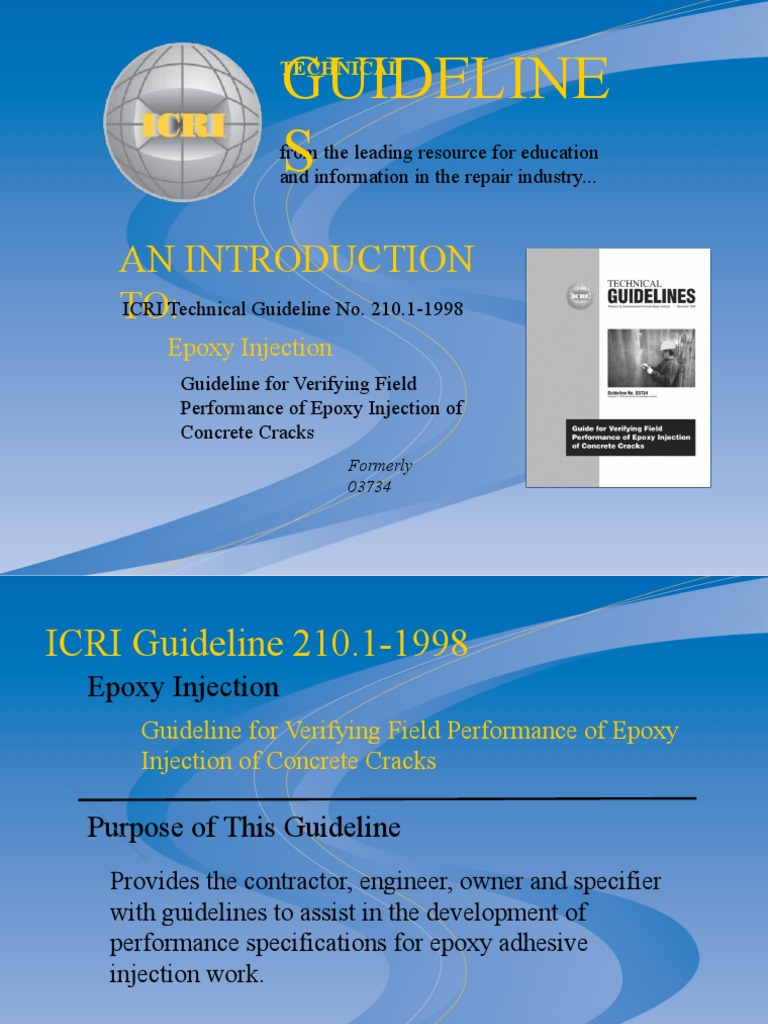 Guideline S: An Introduction TO | PDF | Epoxy | Specification (Technical Standard)