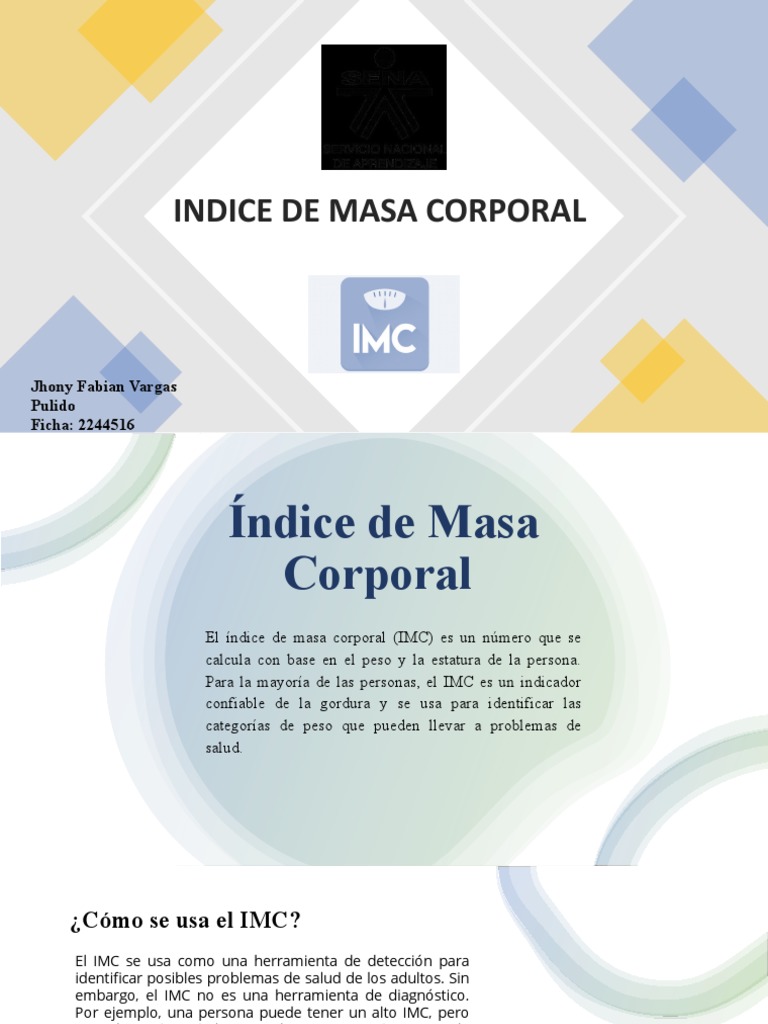 Guía del IMC: Uso y Significado | PDF | Índice de masa corporal ...