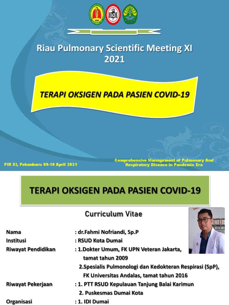 Terapi Oksigen Covid | PDF