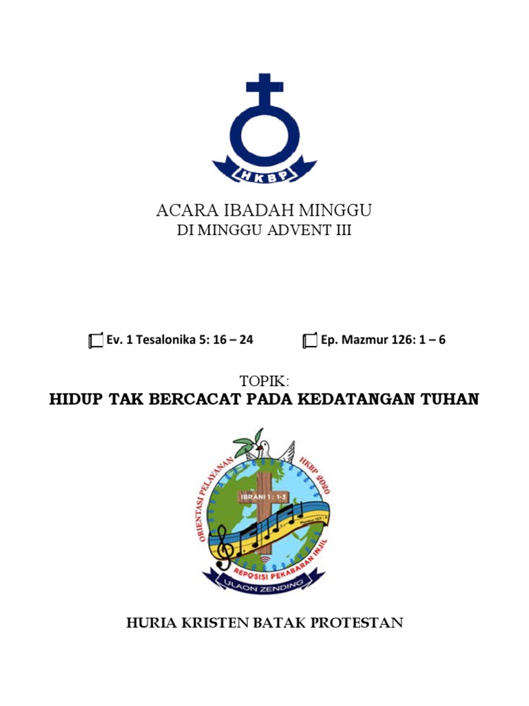 Minggu ADVENT III, 13 Desember 2020 (Indonesia) | PDF