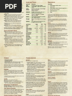 D&D 5E Combat Actions Cheat Sheet | PDF | Gaming | Leisure