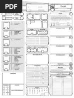 Artificer Character Sheet 5e | PDF