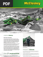 McCloskey J50 Technical Specification | PDF