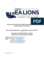 Swimming Pool SOP 15 | PDF | Swimming Pool | Swimming