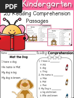 CVC Reading Comprehension | PDF | Animals And Humans