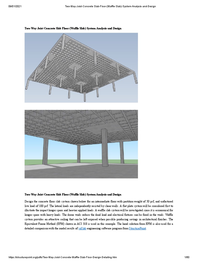 Two-Way-Joist-Concrete Slab-Floor - (Waffle-Slab) - System-Analysis-and ...