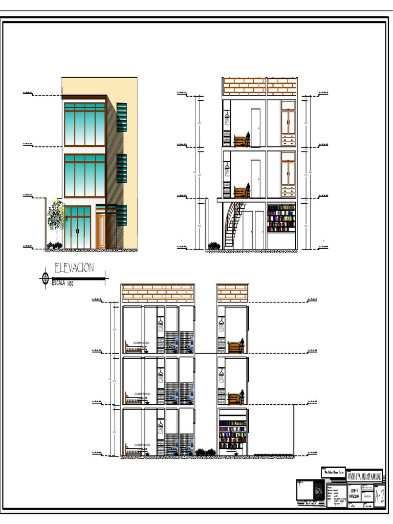 1 ARQUITECTURA-Model 2 | PDF | Edificios residenciales