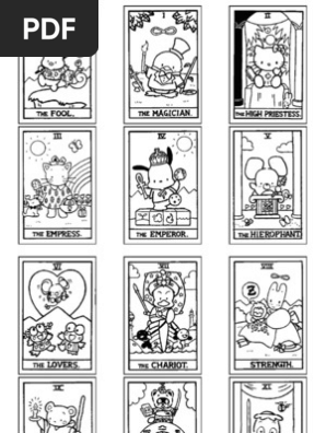 Free Tarot Coloring Pages