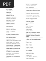 Tabla de Equivalencias Entre Unidades de Medida | PDF | Pie (unidad ...