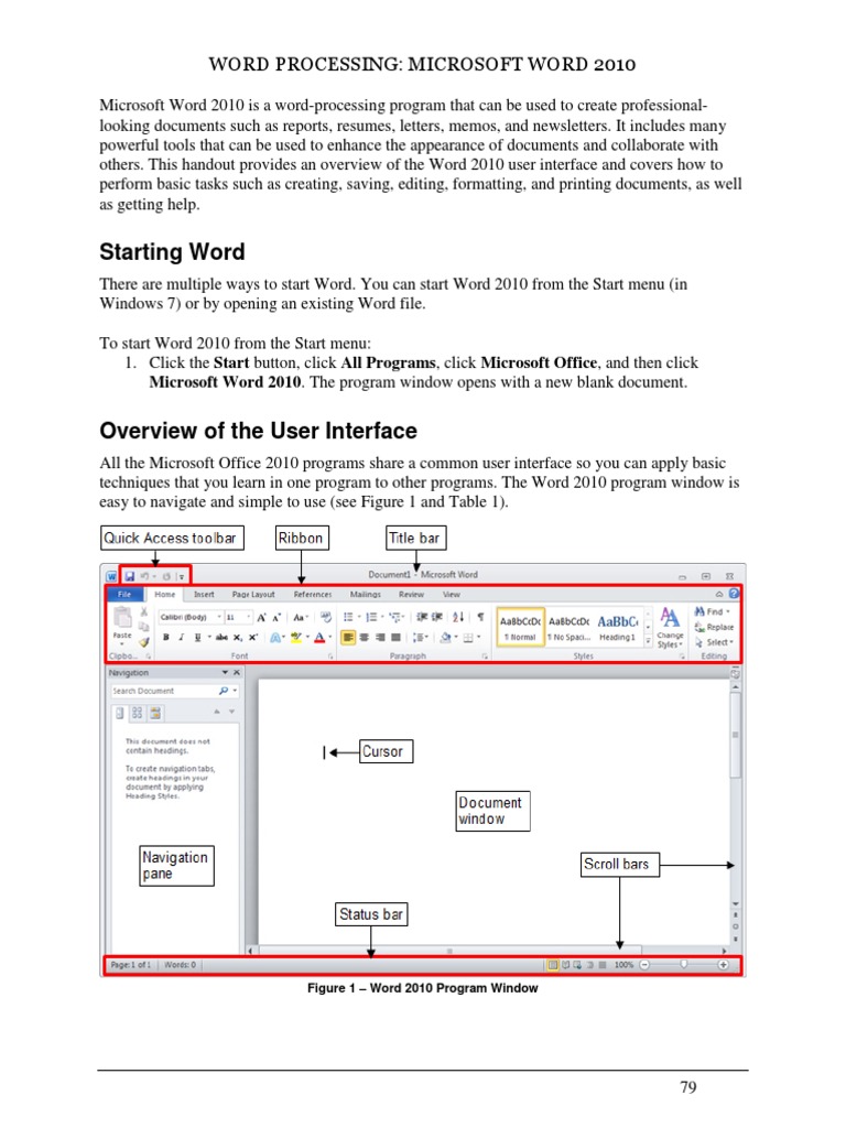 MS Office Notes | PDF | Window (Computing) | Paragraph