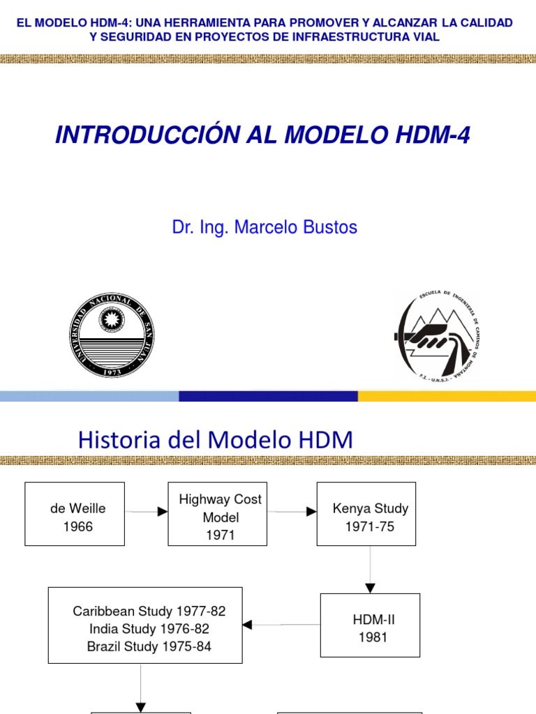 02 Introd HDM4 | PDF | La carretera | Software