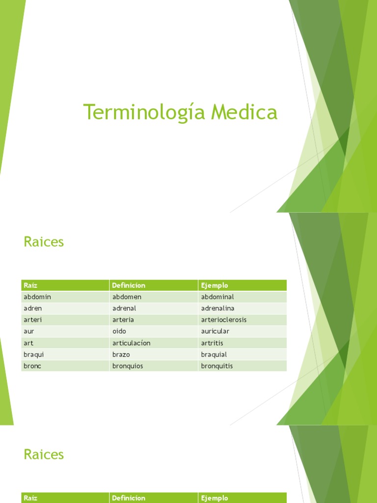 Terminologia Medica - Raices | PDF
