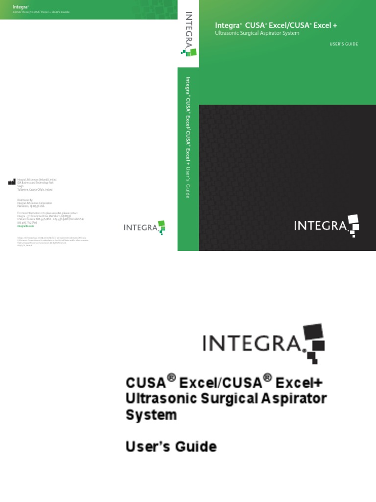 Cusa Excel | PDF | Surgery | Ac Power Plugs And Sockets