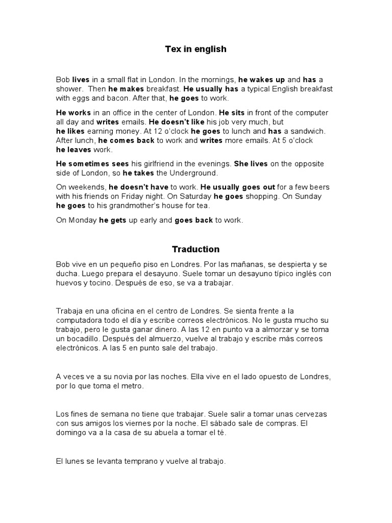 Tex in English | PDF