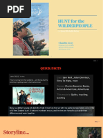 Film Guide Hunt For The Wilderpeople | PDF