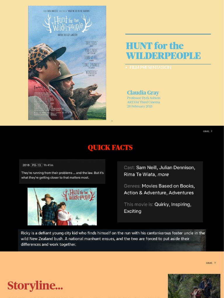Gray - Hunt For The Wilderpeople | PDF