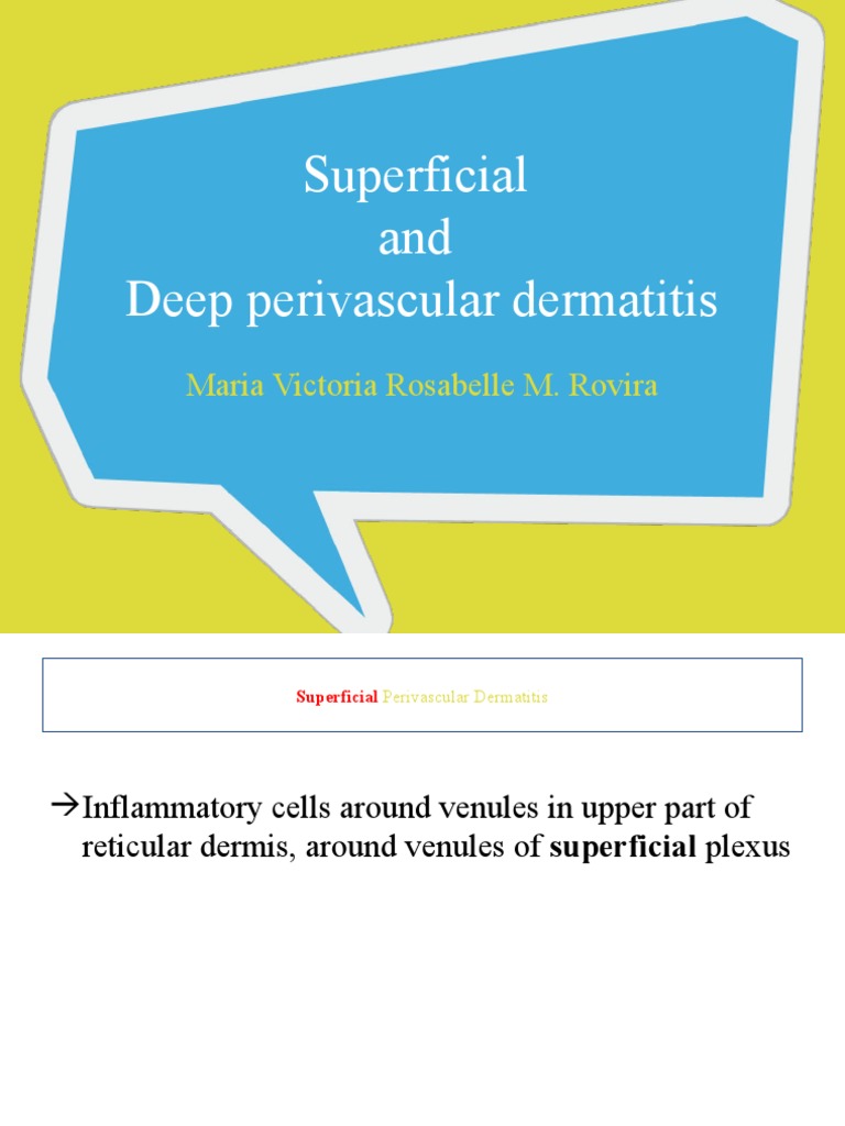 Superficial and Deep Perivascular Dermatitis | PDF | Epidermis | Dermatitis