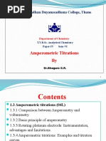 Amperometry | PDF | Titration | Chemistry