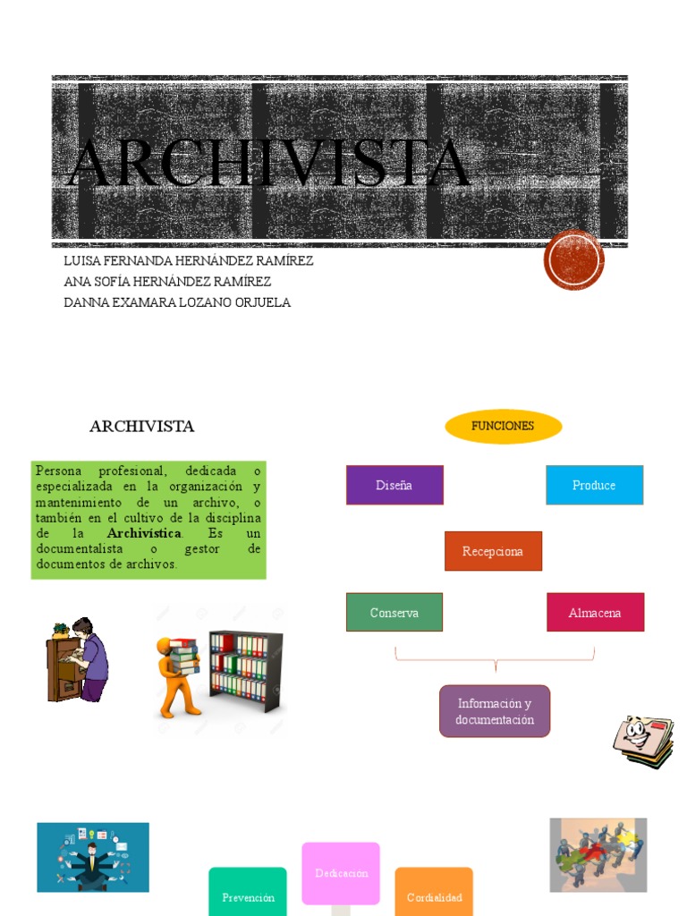 Funciones Y Cualidades Del Archivista Pdf
