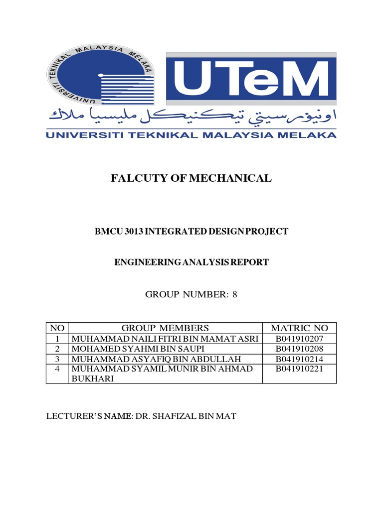Engineering Analysis Report | PDF | Deformation (Engineering ...