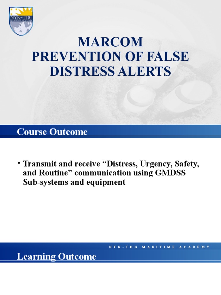 CO2 LO5 False Distress Alert | PDF | Telecommunications ...